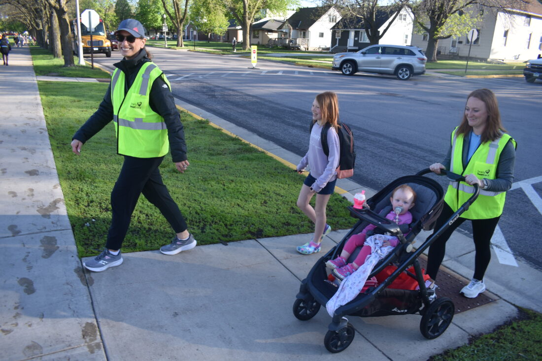 Taking the walking school bus: No tires, but lots of moving feet | News ...